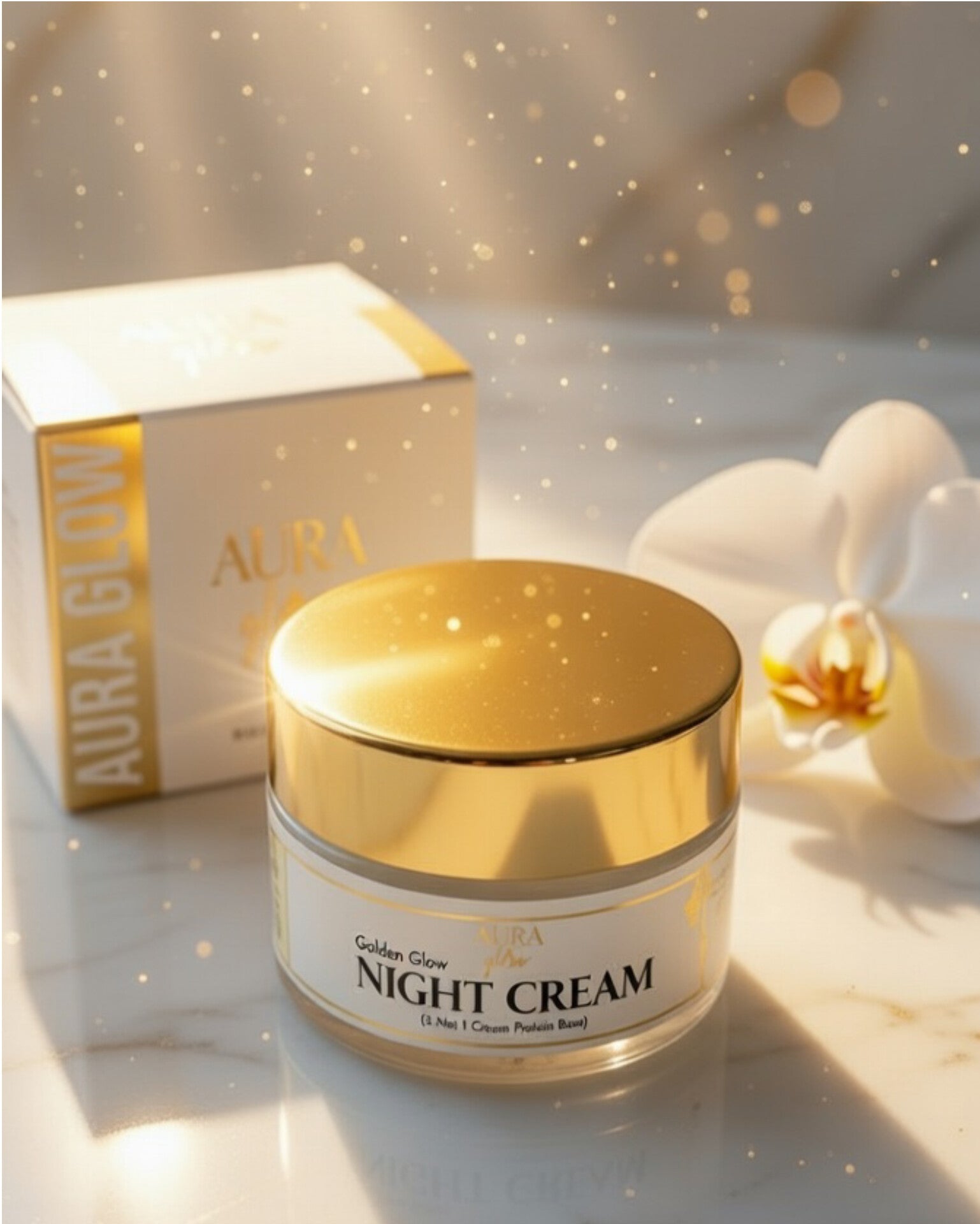 Golden Glow Night Cream – Aura Glow